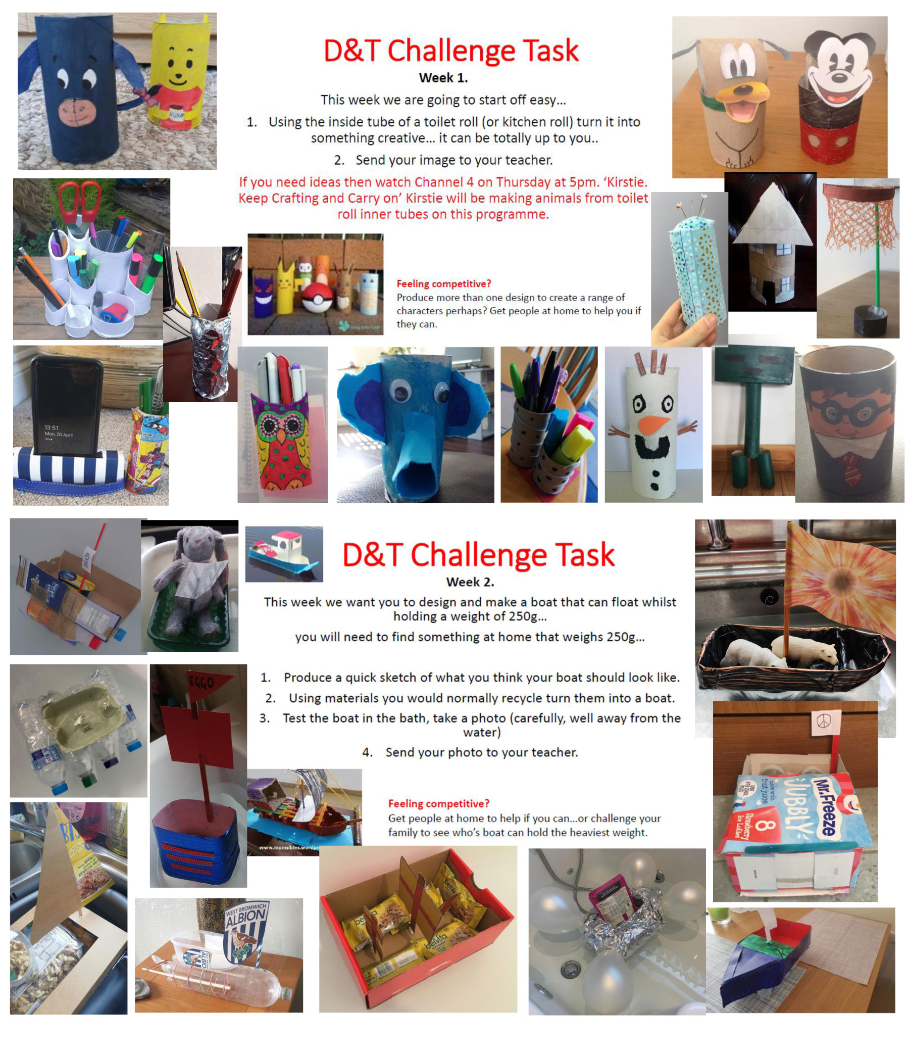 KS3 Students Complete DT Challenges - Wood Green Academy