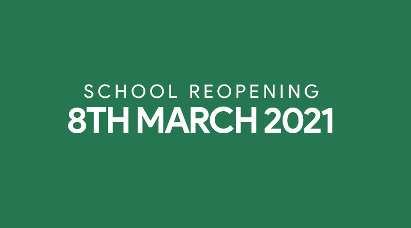 School Reopening 8th March 2021 - Wood Green Academy