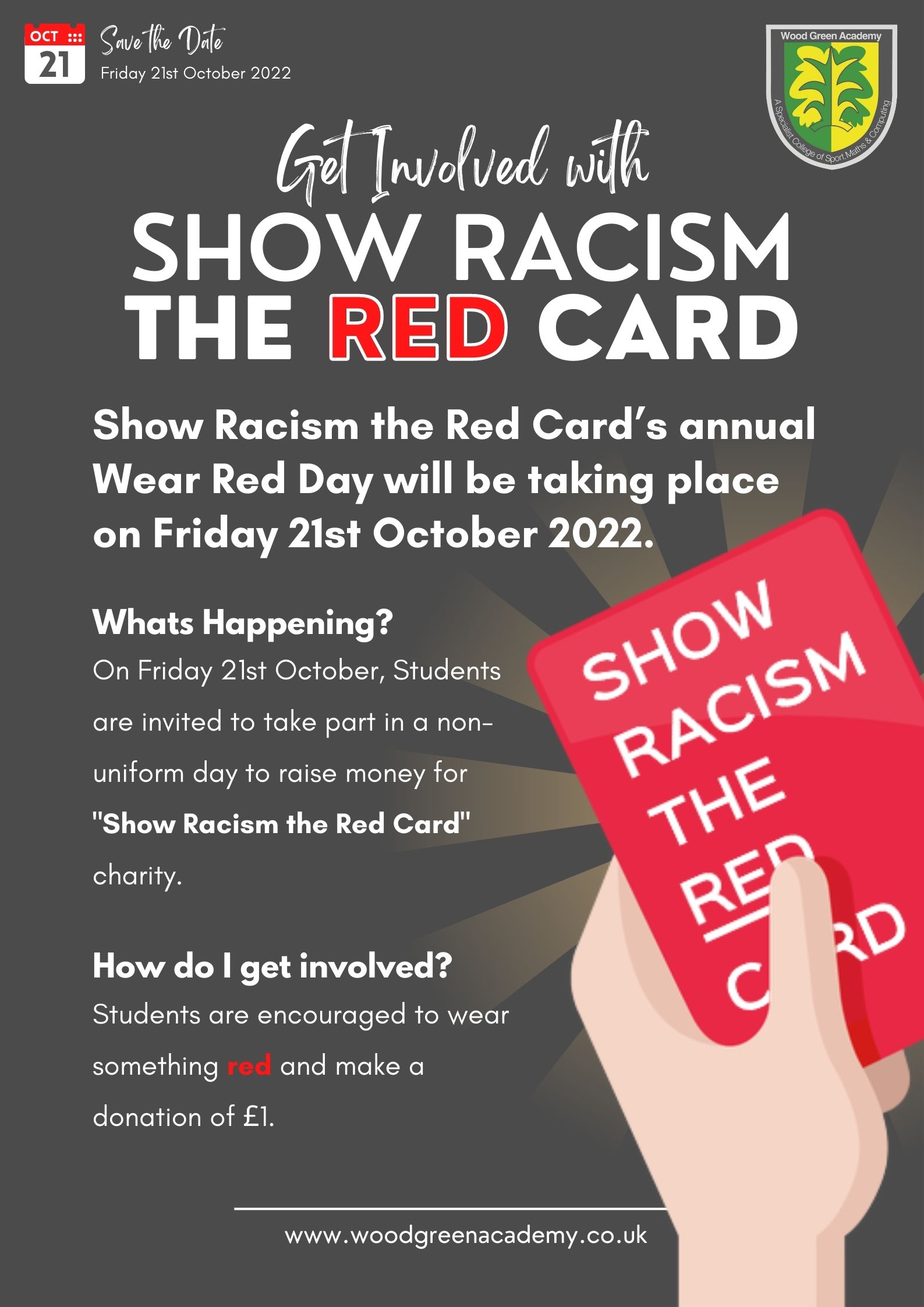 Show Racism the red card - Wood Green Academy