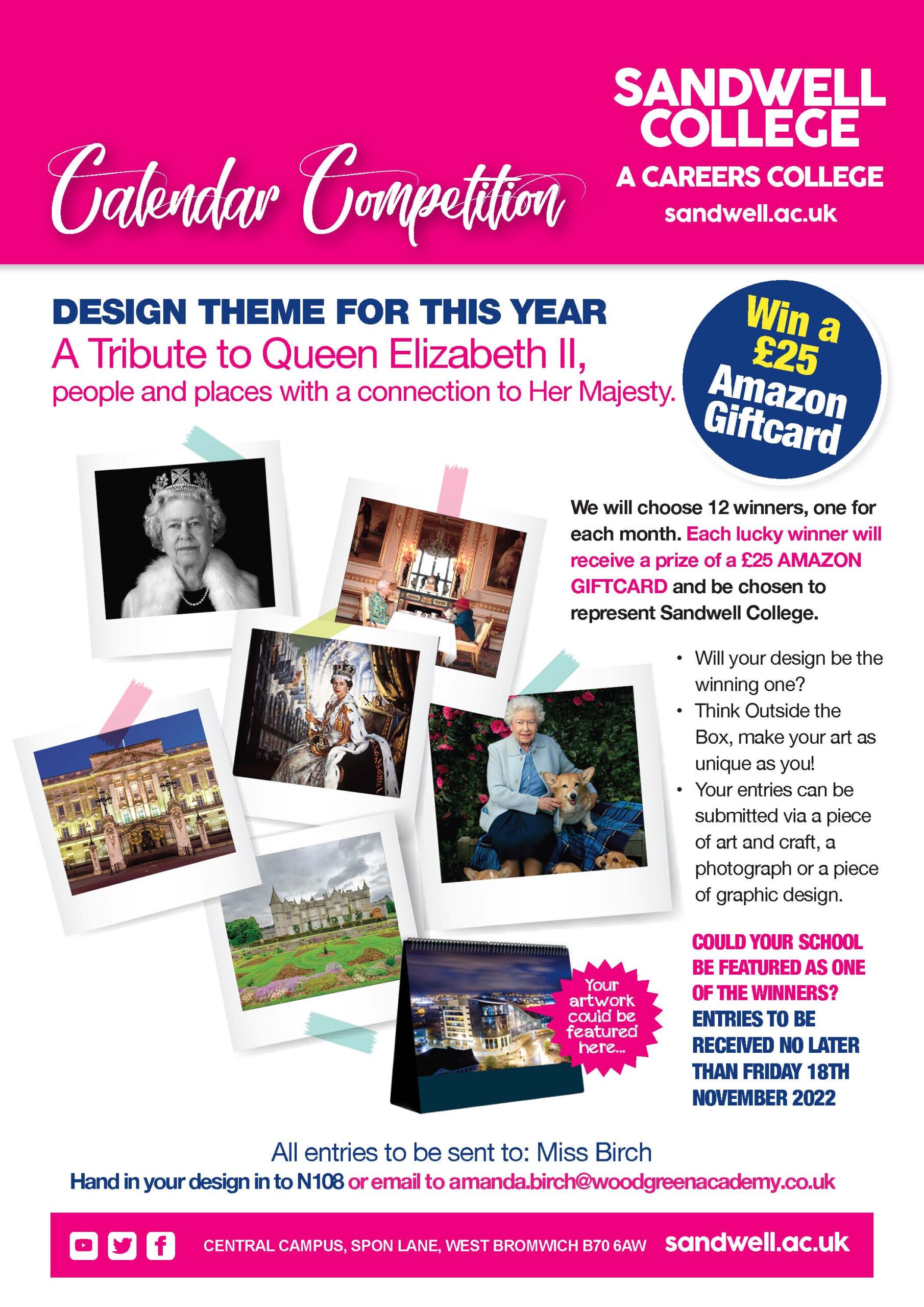 Student Calendar Competition | Get Involved