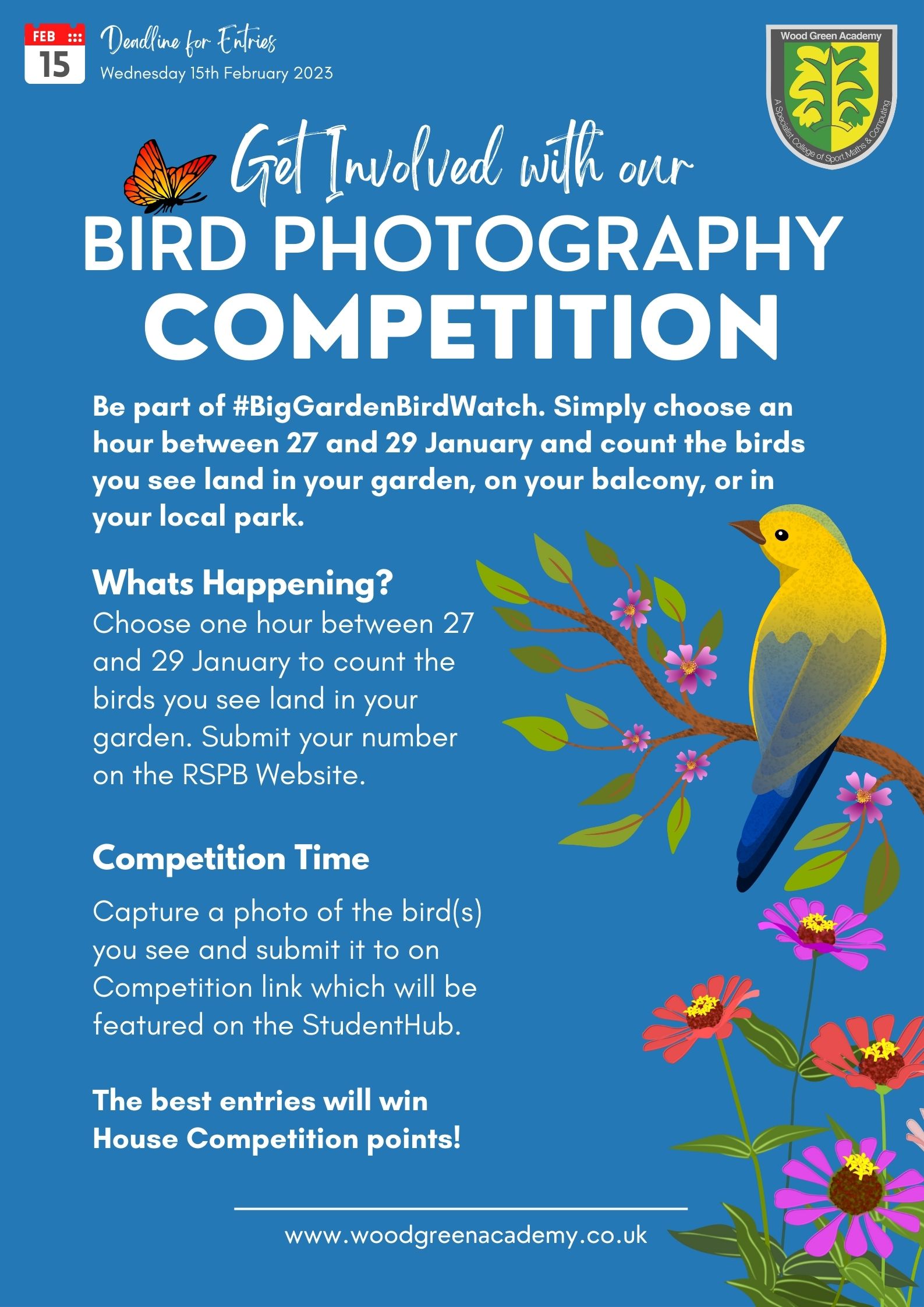 Bird Photography Competition - Wood Green Academy