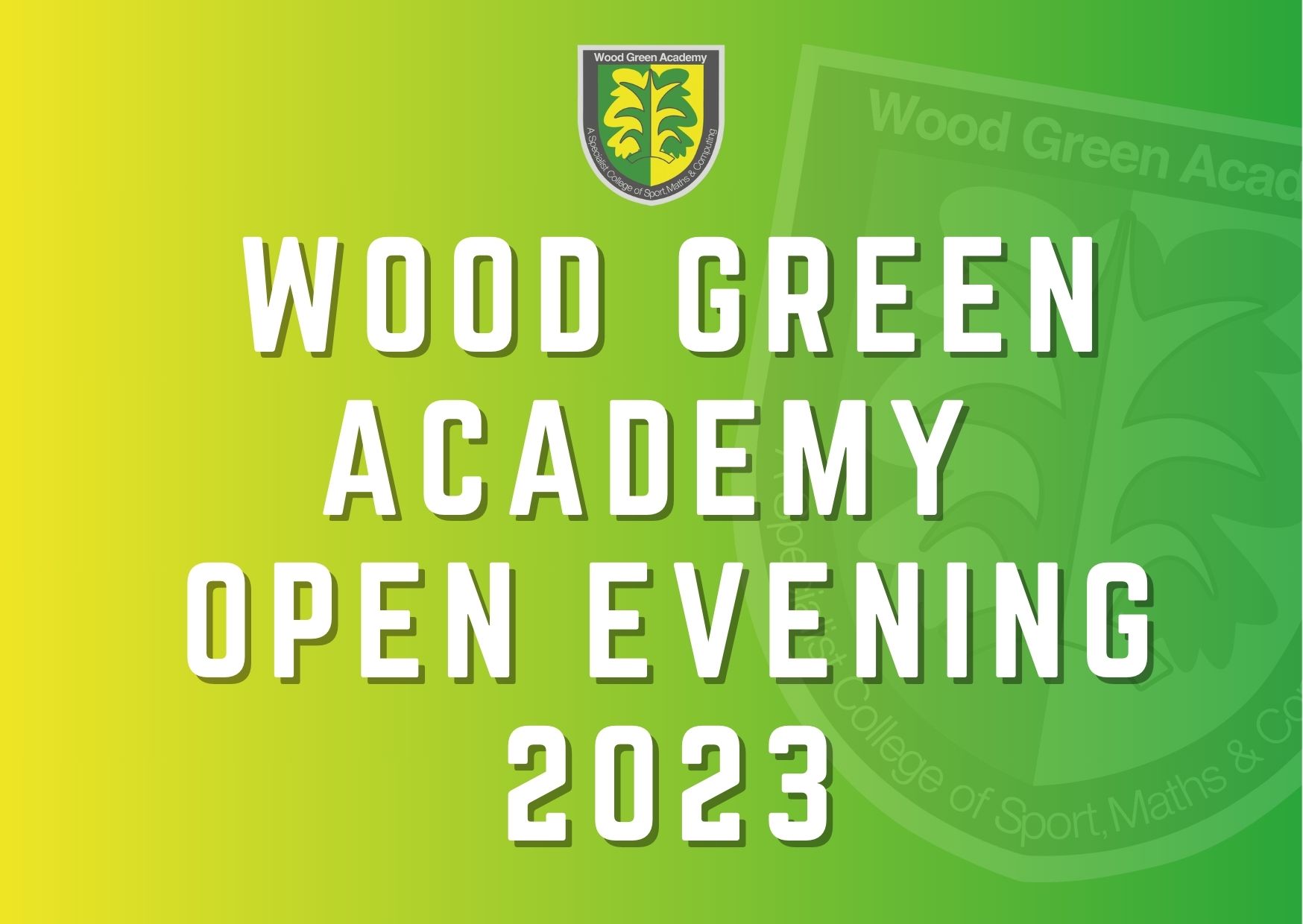 Year 6 Open Evening 2023 - Wood Green Academy