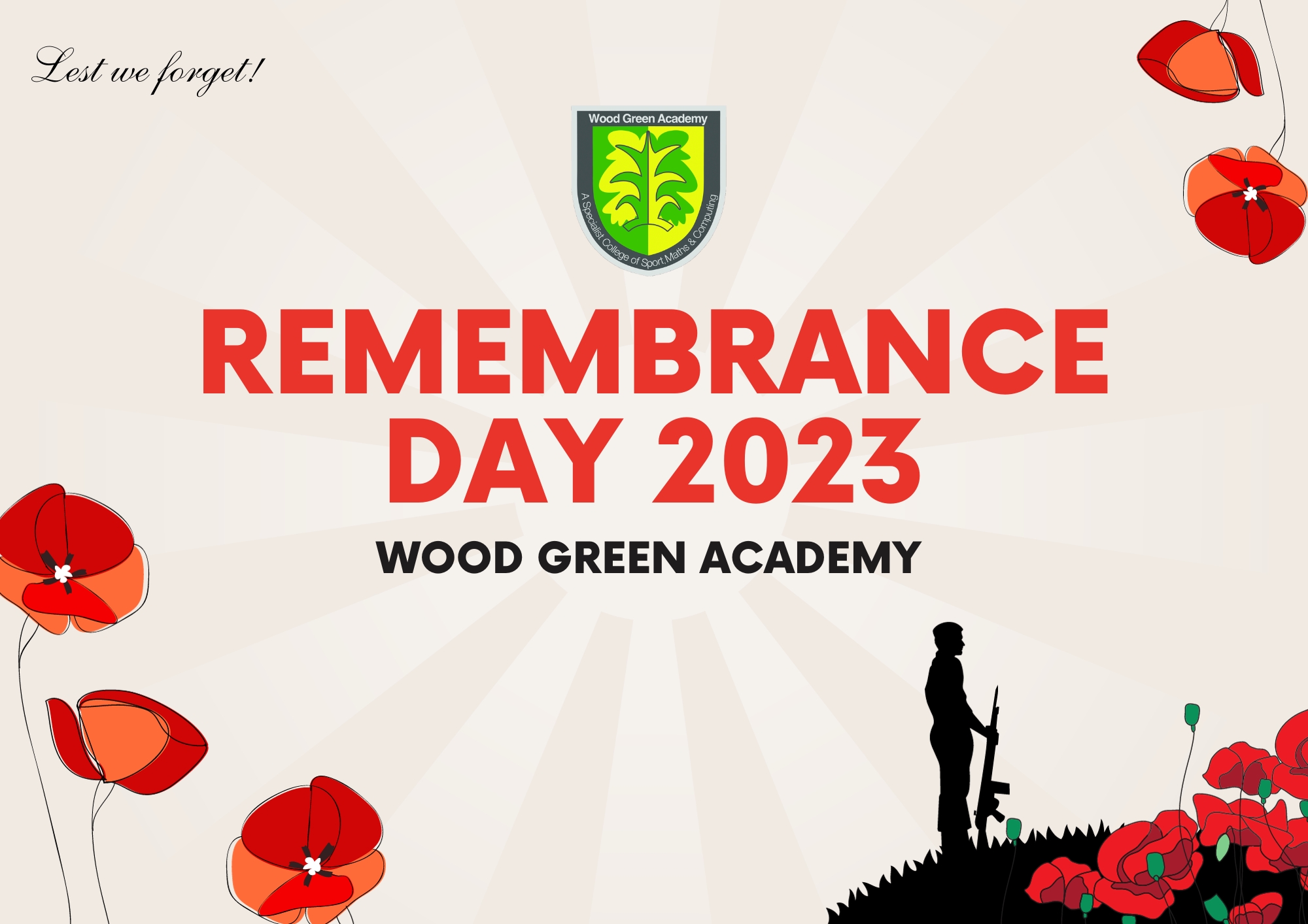 Remembrance Day 2023 - Wood Green Academy