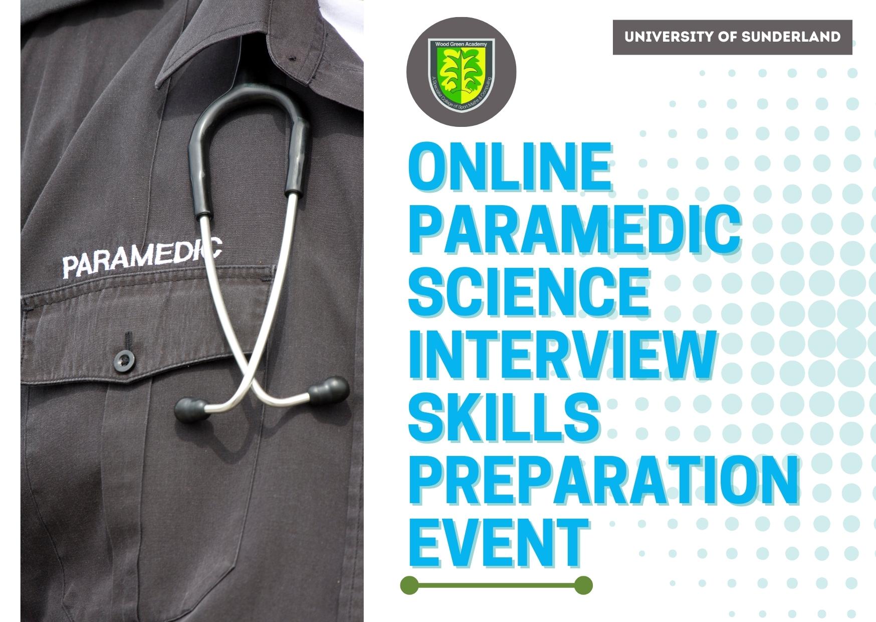 Online Paramedic Science Interview Skills Preparation event - Wood ...