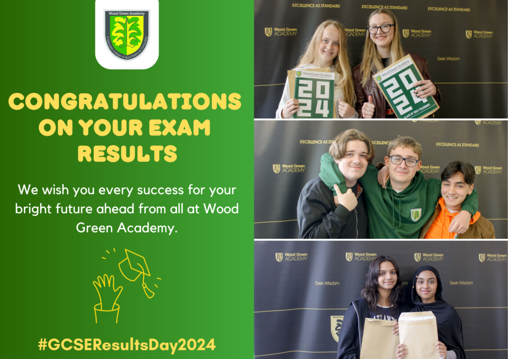 GCSE Results day 2024 - Wood Green Academy