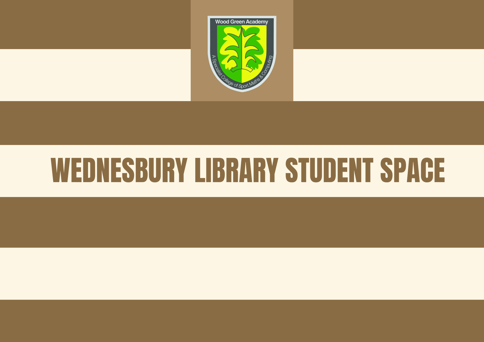 Wednesbury Library Student Poster - Wood Green Academy