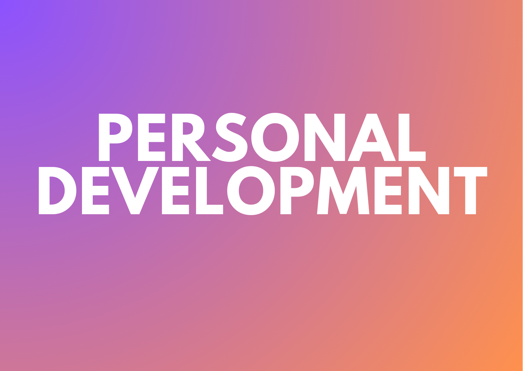 Personal Development - Wood Green Academy
