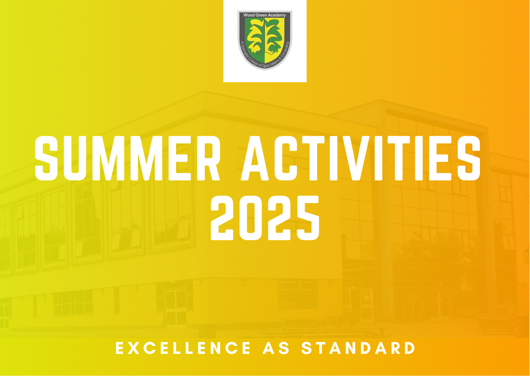 Summer Activities 2025 - Wood Green Academy